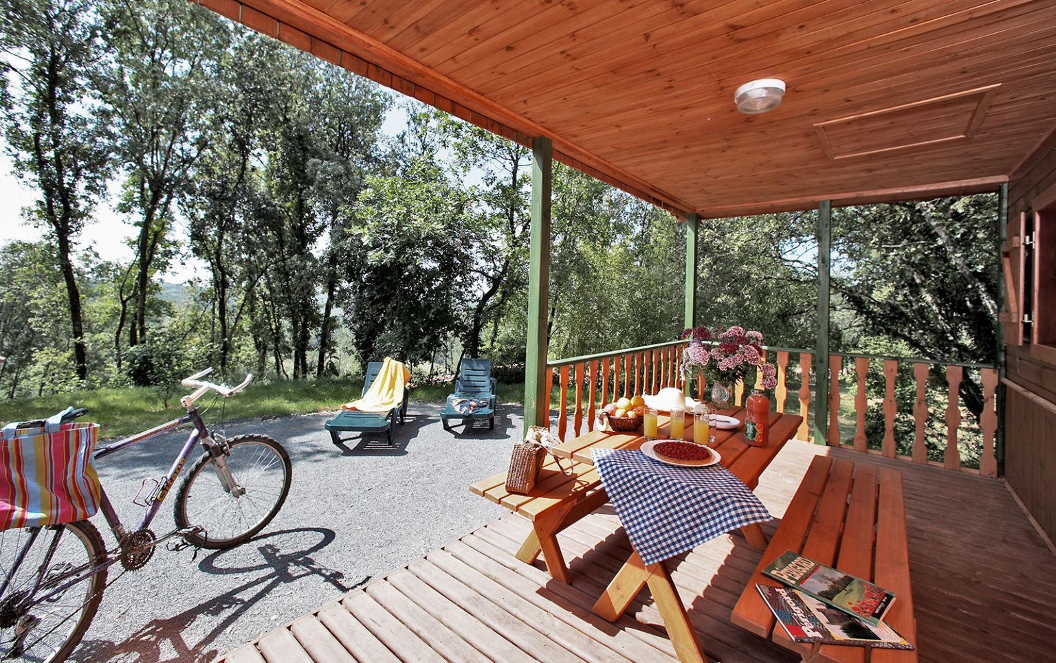 Chalet bois - Camping le Montant